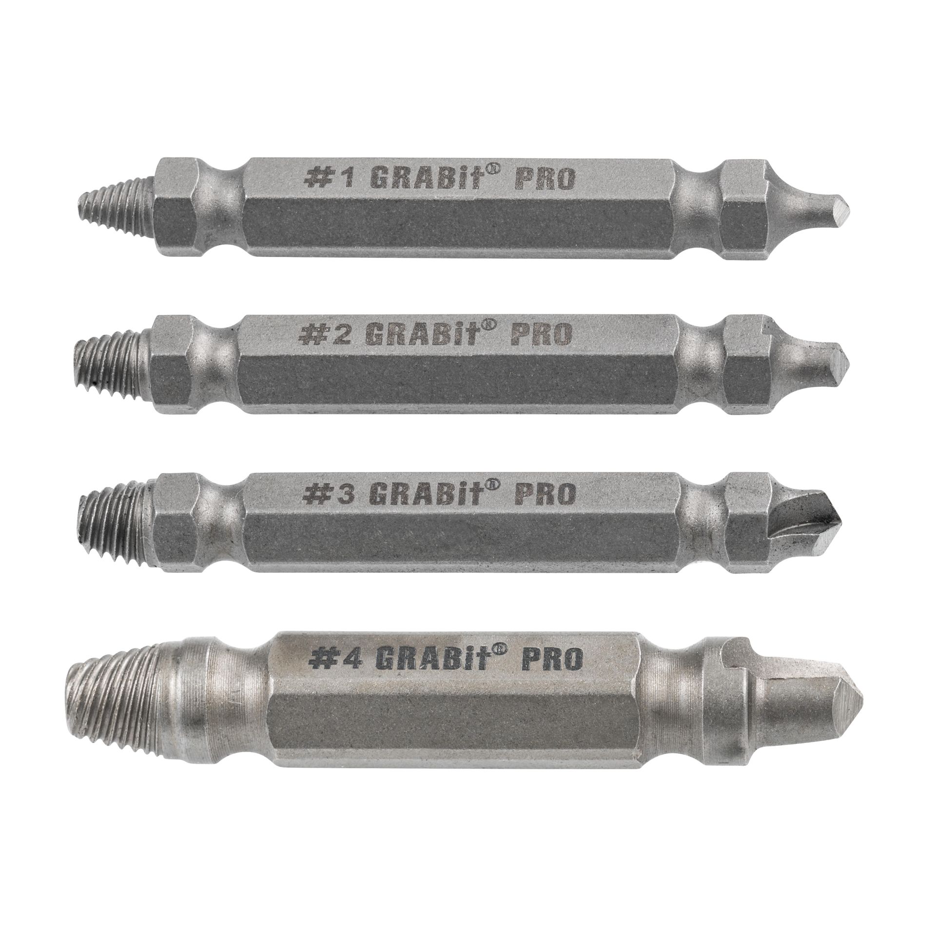 Grabit® Pro Screw Extractor, 4-piece Set | 714983 | 714983